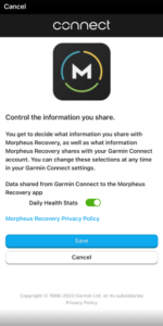 Morpheus app setup - Morpheus
