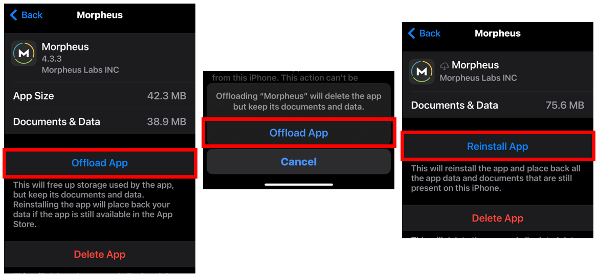 Morpheus Training App - Morpheus